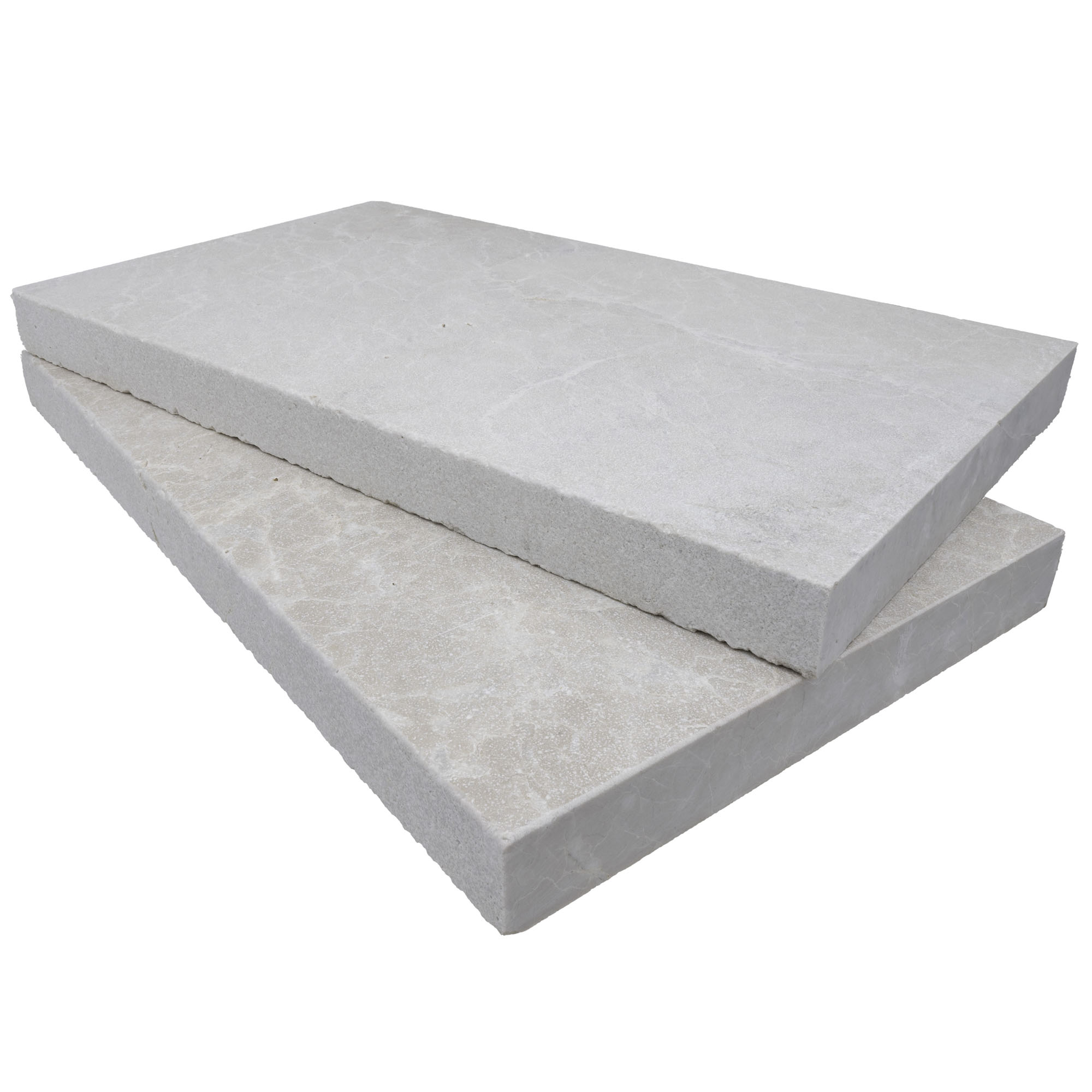 Pera Cream Marble Sand Blasted 14x24x2 Eased Edge Coping