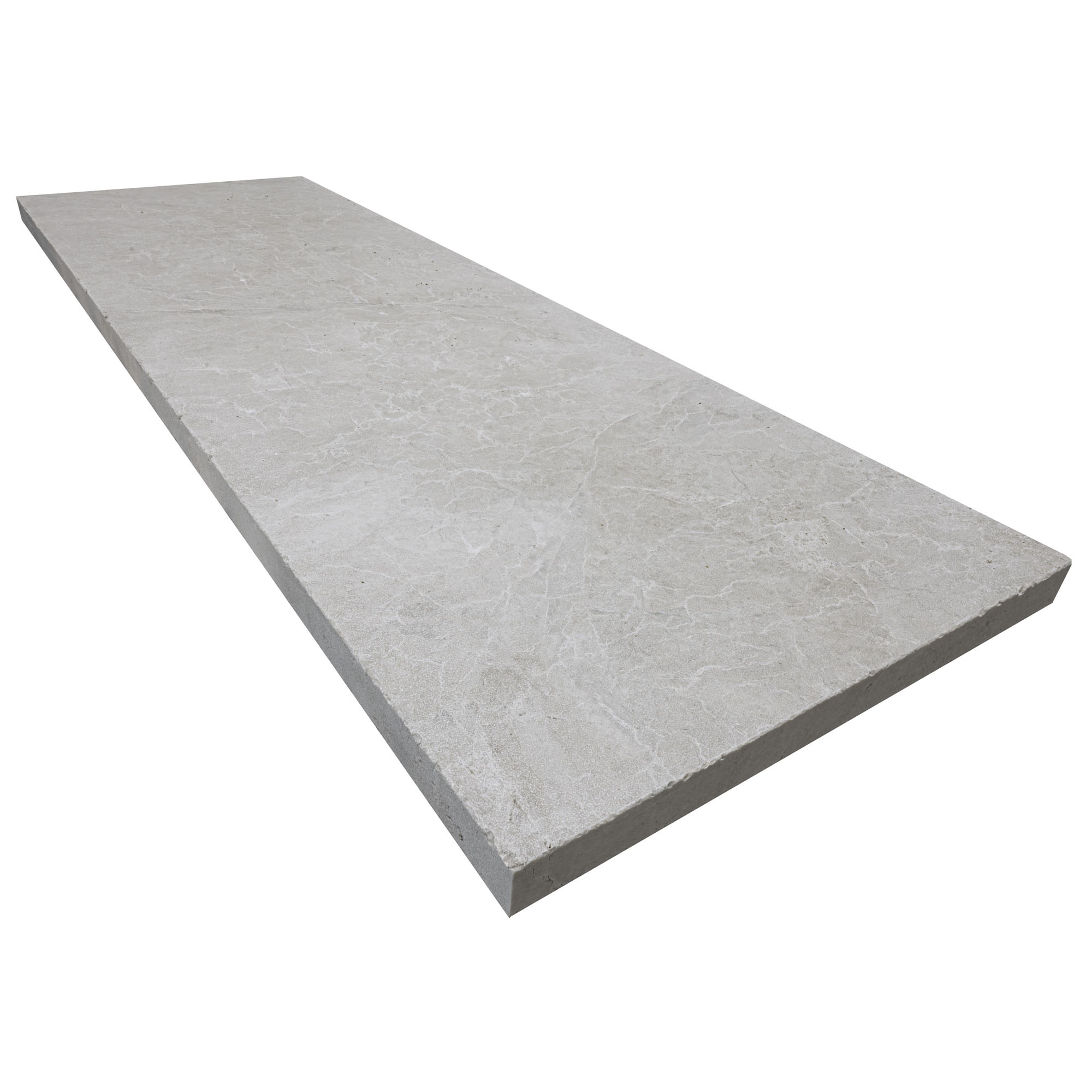 Pera Cream Marble Sand Blasted 24x72x2 Eased Edge Tread