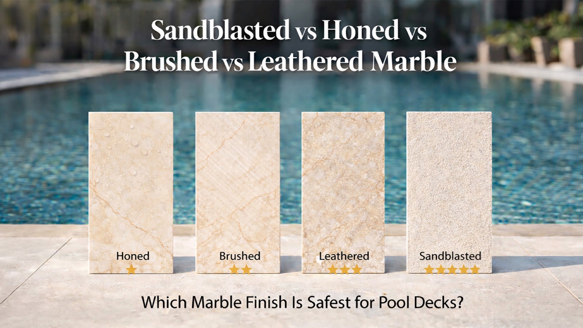Sandblasted vs Honed, Brushed, and Leathered Marble: Which Finish Is ...
