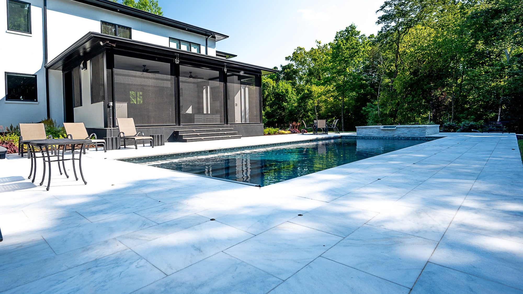 Luxury White Pool Copings
